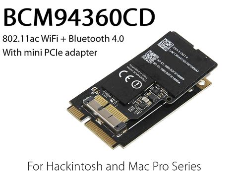 Broadcom Bcm64360cd Wifi And Bluetooth Mini Pcie Card Dcg Pod