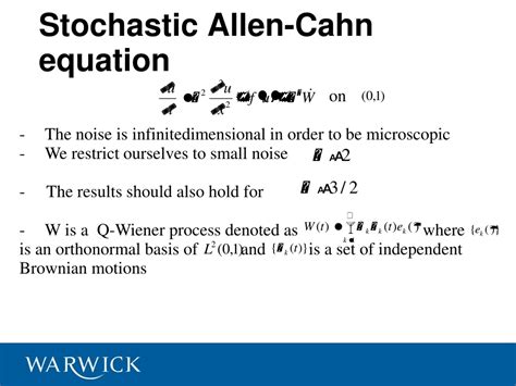 Ppt Sharp Interface Limit Of The Stochastic Allen Cahn Equation In