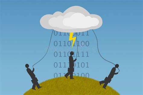 Cloud Computing Dependency Stock Illustration Illustration Of Network 70889605