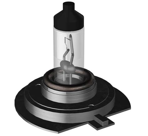Halogen Lightbulb 3d Model Cgtrader