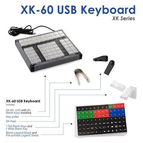 X Keys Usb Programmable Keypads And Keyboards 60 Key Xk 60 On