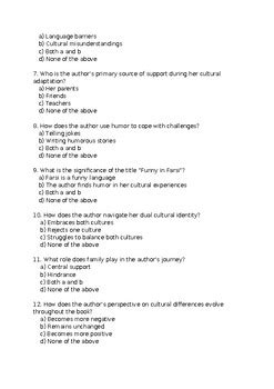 Funny In Farsi Multiple Choice Questions Test Editable By Books