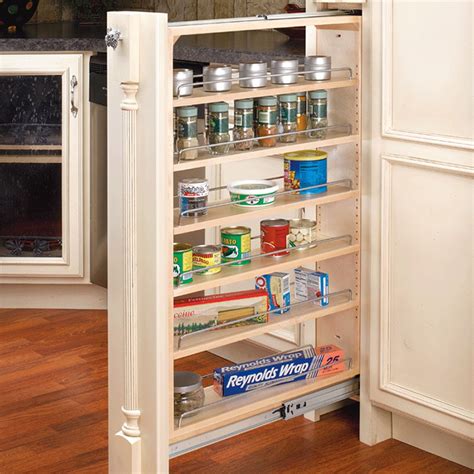 REV A SHELF 6 W X 39 H Tall Filler Organizer Pullout Rev A Shelf 432 TF39 6C