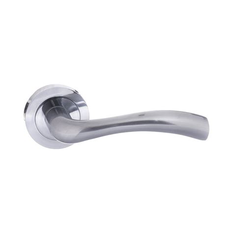 Atlantic Handles Status Texas Lever On Round Rose Satin Chrome S35RSC