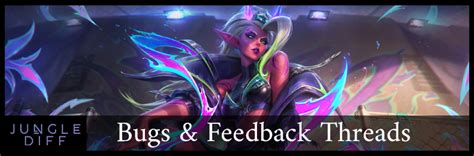 1318 Pbe Bugs And Feedback Threads Update Junglediff Pbe Coverage
