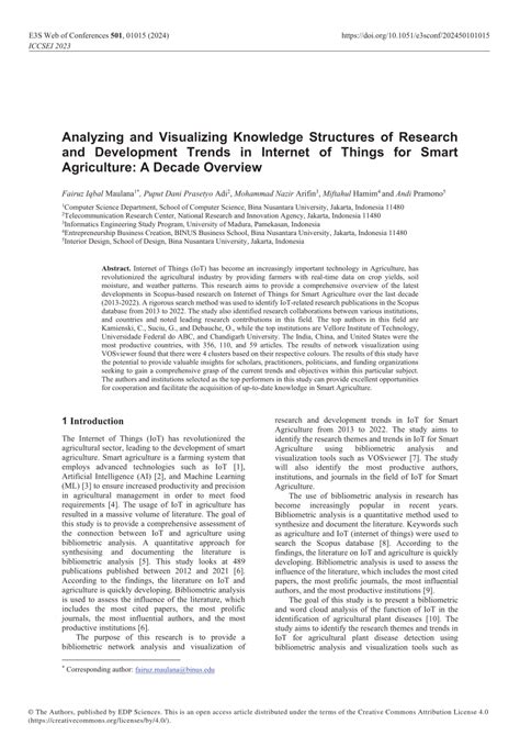 PDF Analyzing And Visualizing Knowledge Structures Of Research And Development Trends In