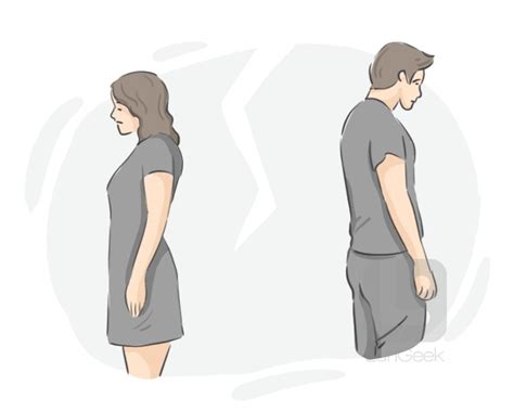 Definition And Meaning Of Break Up Picture Dictionary