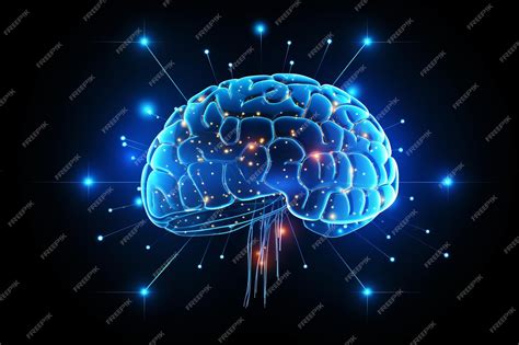 Premium Ai Image Neurological Insights Illuminating Brain Activity Through Abstract Medical