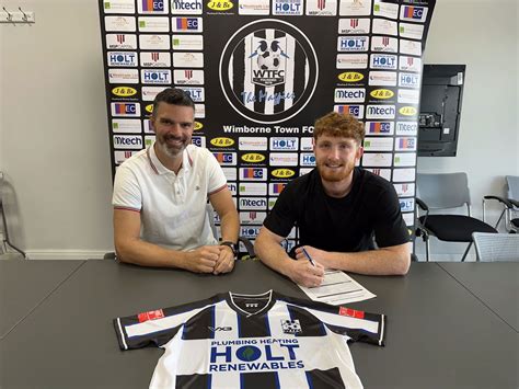 Drew Eccott Young Signs For 2025 26 Wimborne Town