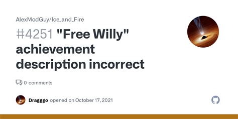 Free Willy Achievement Description Incorrect · Issue 4251