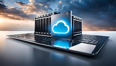 Cloudbased File Storage And Sharing Technology Premium Ai Generated Image