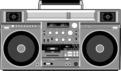 Premium Vector Vector Image Of A Classic Boombox Inspired By The JVC RC M Model In Black