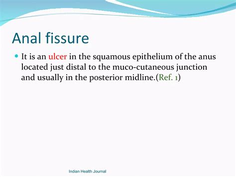 Open Lateral Internal Sphincterotomy Ppt