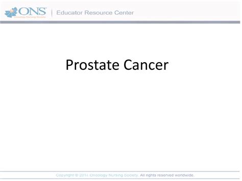 Ppt Prostate Cancer Powerpoint Presentation Free Download Id6134283