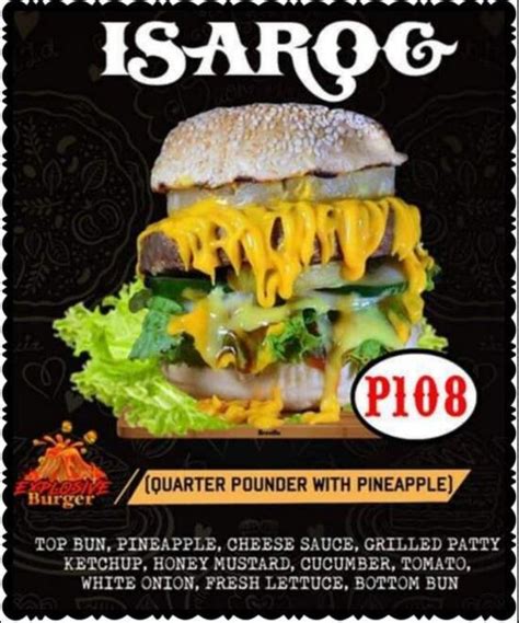 Explosive Burger Real Calamba Restaurant Calamba