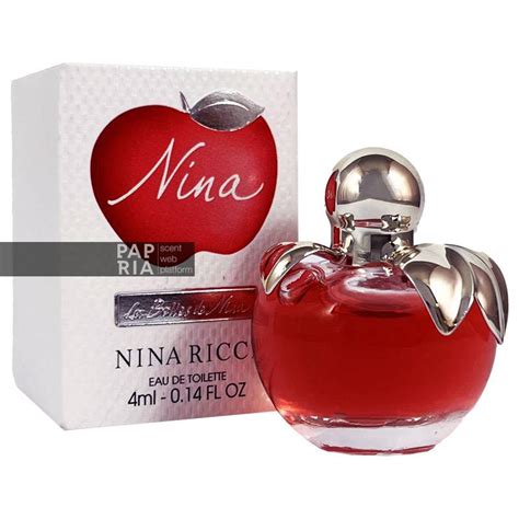 مینیاتوری عطر نینا ریچی نینا ادو تویلت زنانه 4 میلی لیتر پاپریا