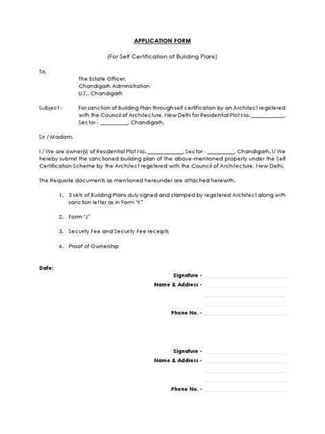 01 A4 Paper Forms For Building Permission Pdf Architect Government