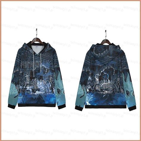 23 Jujutsu Kaisen Satoru Gojo เสื้อกันหนาว แขนยาว มีฮู้ด พลัสไซซ์ แบบ