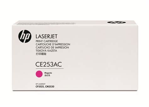 Hp 504a Ce253a Ce253ac Genuine Original Magenta Toner Cartridge Cp3525