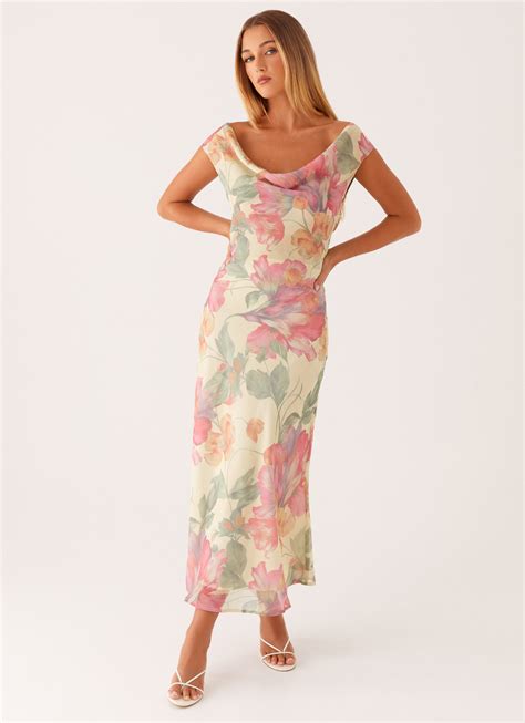 Role Model Maxi Dress Yellow Peony Peppermayo Us