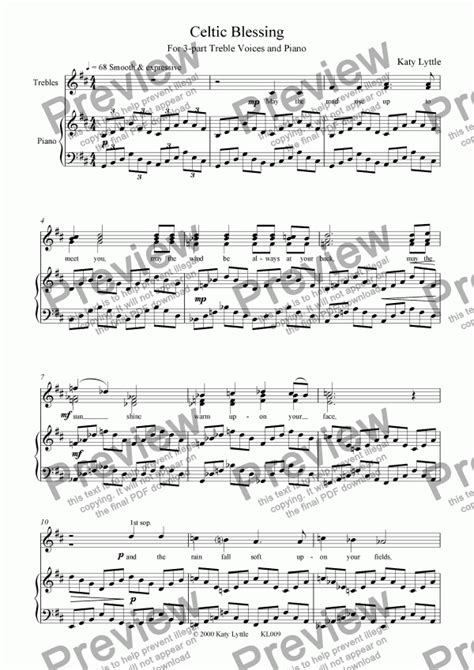 Celtic Blessing Download Sheet Music Pdf File