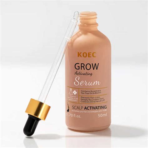 Koec Grow Activating Serum Nourishes Hair And Prevents Loss