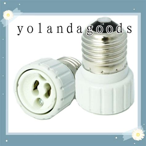 Yola อะแดปเตอร์ซ็อกเก็ตหลอดไฟ E27 เป็น Gu10 พลาสติก ทนความร้อน ทนทาน สี