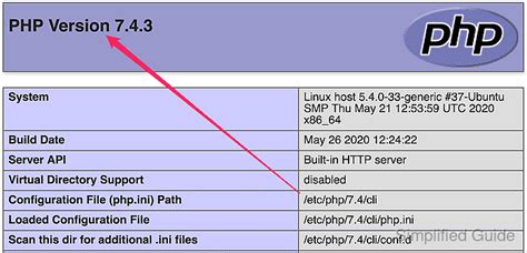 How to check PHP version
