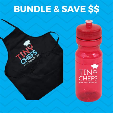 Tiny Chefs ★ Bundle Tiny Chefs Apron And Water Bottle
