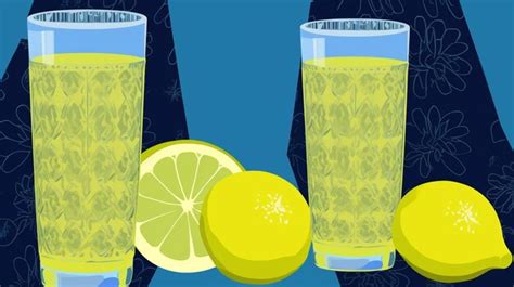 Premium Photo Refreshing Lemon Juice Drinks