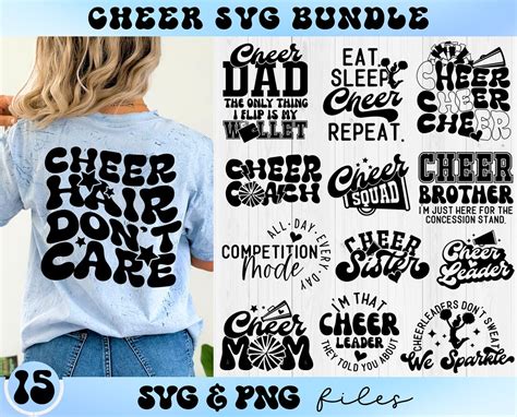 Cheer Svg Bundle Cheer Svg Png Cheer Svg For Shirt Cheer Mom Svg