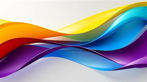 Premium Photo Vector Rainbow Flow Abstract Design Background