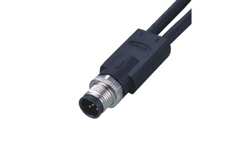 M12 케이블몰드 커넥터 숫놈2분배형 커넥터 M12 신호용 커넥터 숫놈 케이블몰드 M12 신호커넥터 케이블몰드