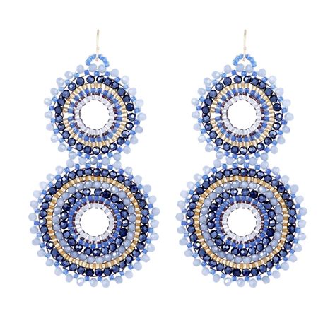 Boho Ohrringe Blau
