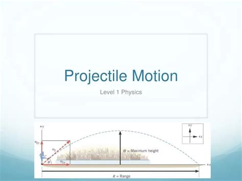 Ppt Projectile Motion Powerpoint Presentation Free Download Id483010