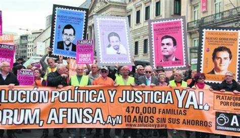 Doce Mil Víctimas De Fórum Y Afinsa Siguen Sin Respuesta