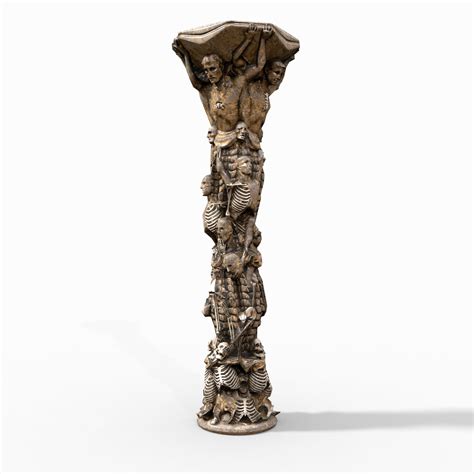 Column Sceleton 3d Model 47 Unknown Fbx Ma Lxo Free3d