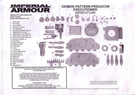 Legiones Astartes Space Marine Deimos Pattern Predator Executioner Forgeworld Reupload R
