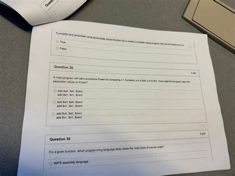 Solved Question 30For A Given Function Which Programming Chegg