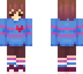 Frisk Undertale Minecraft Skin