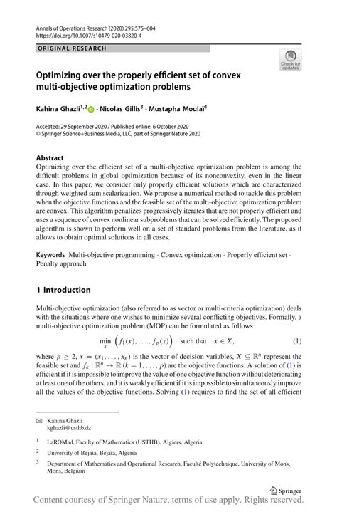 optimizing over the properly efficient set of convex multi objective
