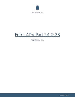 Fillable Online Form ADV Part A B Aspiriant Fax Email Print PdfFiller