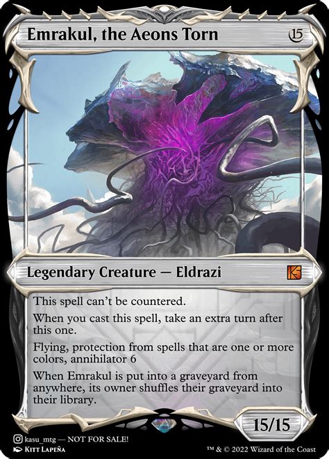 Three Eldrazi Titans And A Minion Eldrazi Custom Frame Update