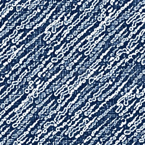 Acid Wash Blue Jean Effect Texture With Decorative Stripe Line