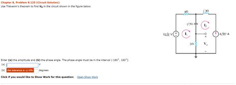 Solved Chapter 8 Problem 8125 Circuit Solution Use