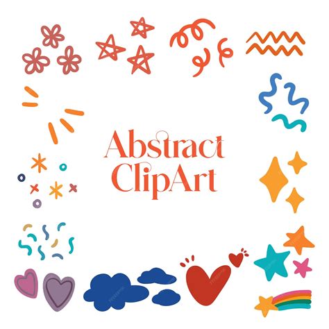 Premium Vector Vector Clip Art Abstract Shapes Graphhics