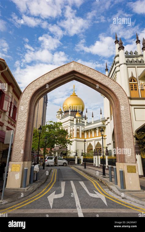 Singapore 23 Feb 2016 Grand View Of Historical Sultan Mosque The