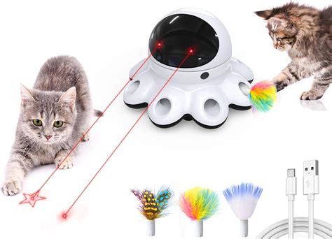 Orsda Cat Laser Toy 2 In 1 Automatic Cat Toys 8 Holes Mice Whack A