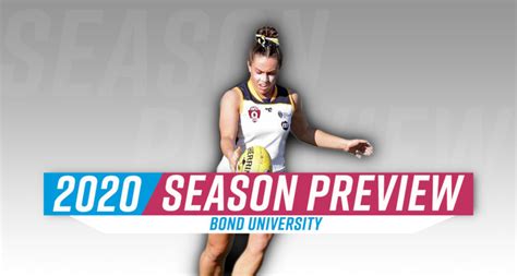 Bond University Qaflw Season Preview Bond Uni Afl Queensland