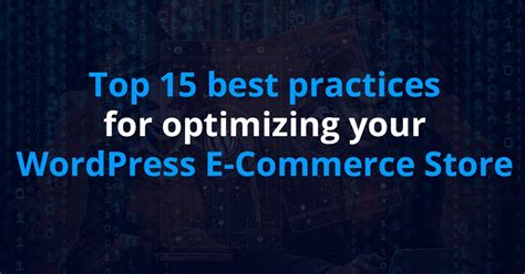 Optimize Your Wordpress E Commerce Store